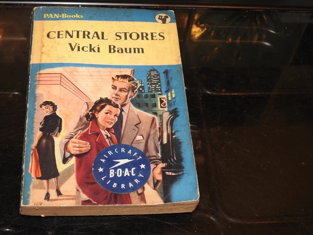 BOAC AIRLINES INFLIGHT aircraft library book. Cental Stories by V. Baum ...