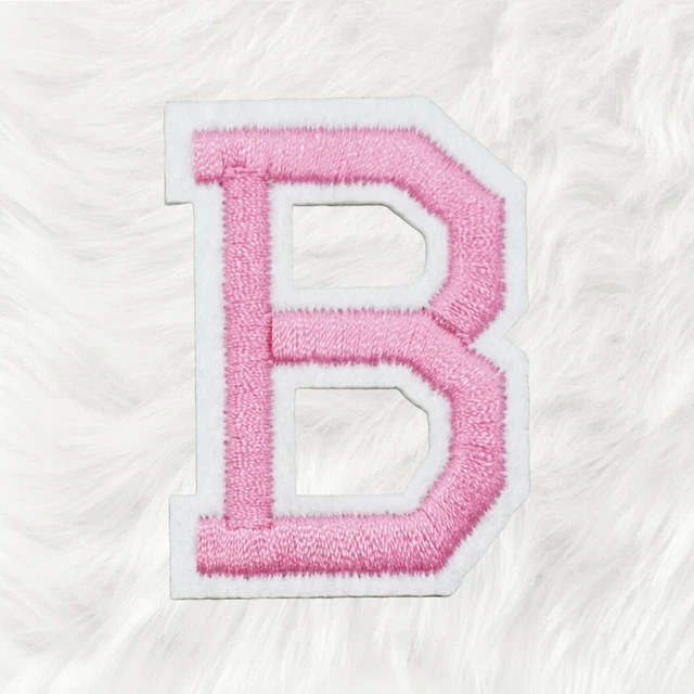 LETRA PARCHES BORDADO Hierro En de Coser Abecedario Ropa Manualidades ...