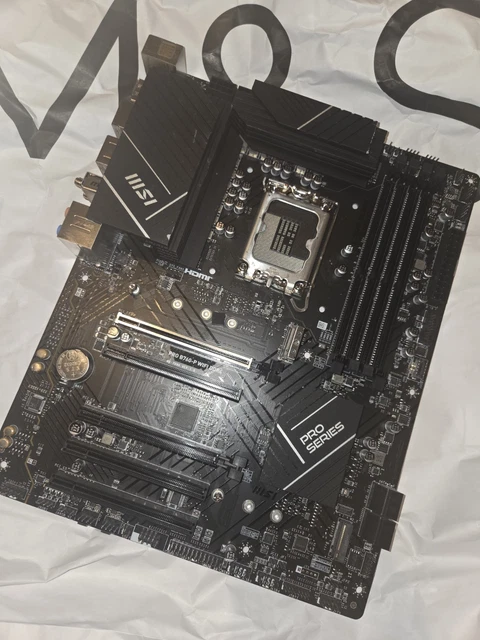 MSI PRO B760-P WiFi Motherboard, DDR4, Socket 1700, 6Gb/S, ATX £69.99 ...