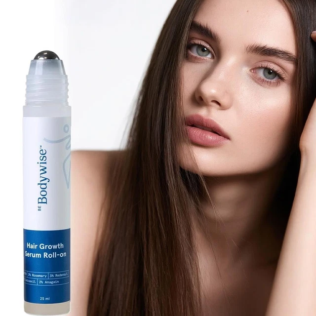 BE BODYWISE HAIR Growth Serum Roll On - 3%Rosemary, 3%Redensy & 2% ...