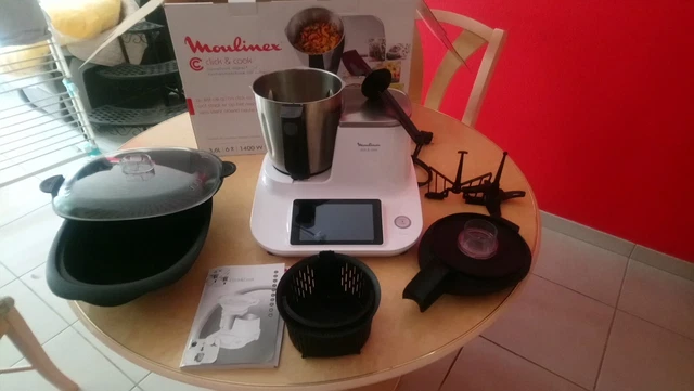 MOULINEX CLICK AND Cook HF506110 - Robot Cuiseur - avec balance cuisine ...