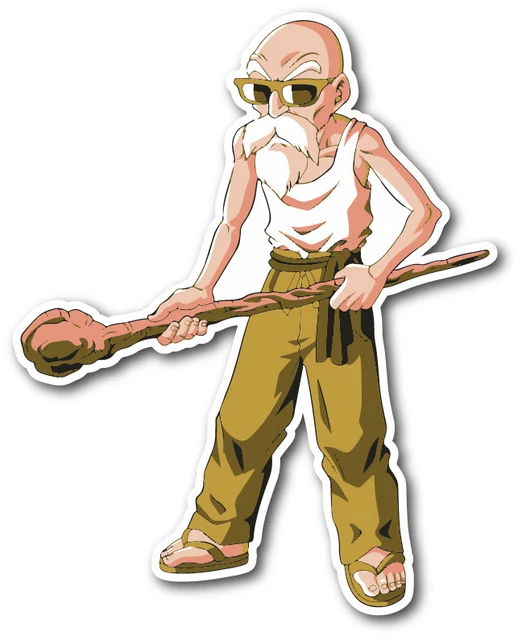 MASTER ROSHI DRAGON Ball Z cartoon sticker decal 5"x4" $3.99 - PicClick
