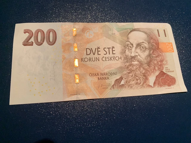 BILLET BILLET 200 couronnes tchèques série 200 couronnes 2018 frais EUR ...