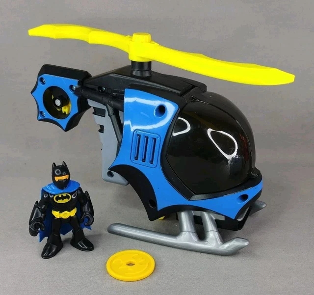 IMAGINEXT BATMAN DC Super Friends BATMAN BATCOPTER HELICOPTER & Action ...