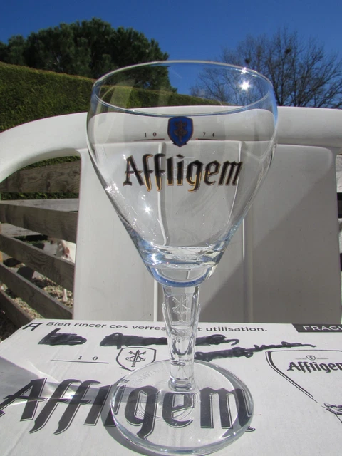 LOT DE 6 verres à bière Affligem 25cl dans leur carton d'origine EUR 15,00 - PicClick FR