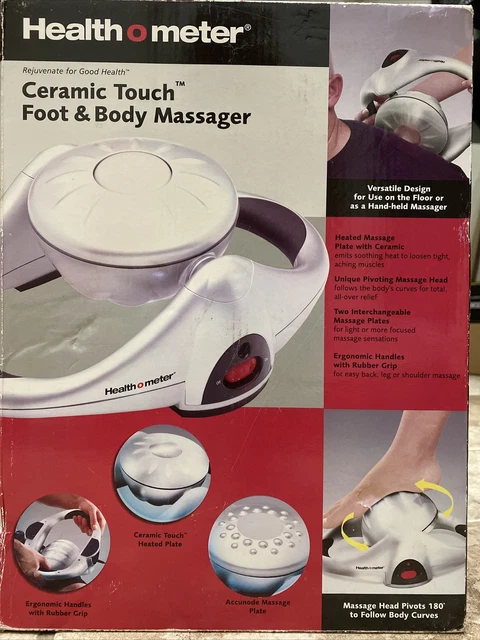 HEALTH O METER CERAMIC TOUCH FOOT AND BODY MASSAGER with HEAT $21.40 ...