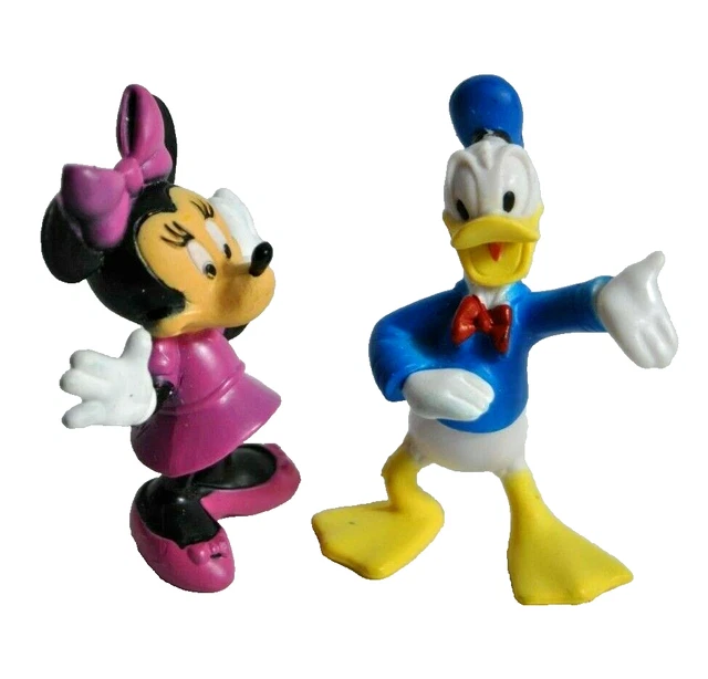 DISNEY BEVERLY HILLS Teddy Bear Co. Lot of 2 Donald Duck & Minnie Mouse ...