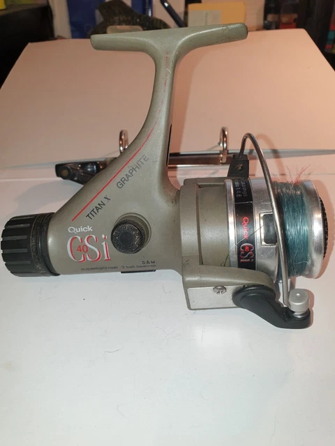 DAM QUICK CSI 40 TITAN X GRAPHITE superlight reel EUR 15,00 - PicClick DE