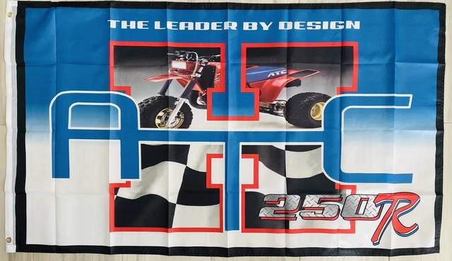 HONDA 250R ATV S ATC FLAG BANNER FLAG MAN CAVE GARAGE £25.75 - PicClick UK