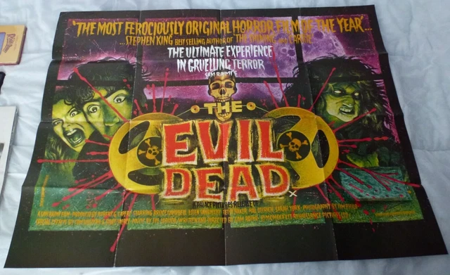THE EVIL DEAD Original Cinema Uk Quad Poster - Rare £450.00 - PicClick UK