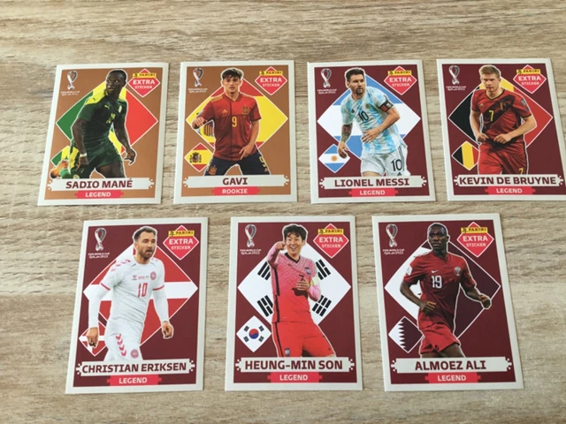 PANINI LOT DE 5 Extra Stickers Legend Fifa World Cup Qatar 2022 EUR 45 ...