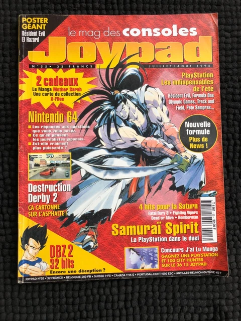 MAGAZINE JOYPAD NUMERO 55 avec son poster / juillet-aout 1996 EUR 25,00 ...