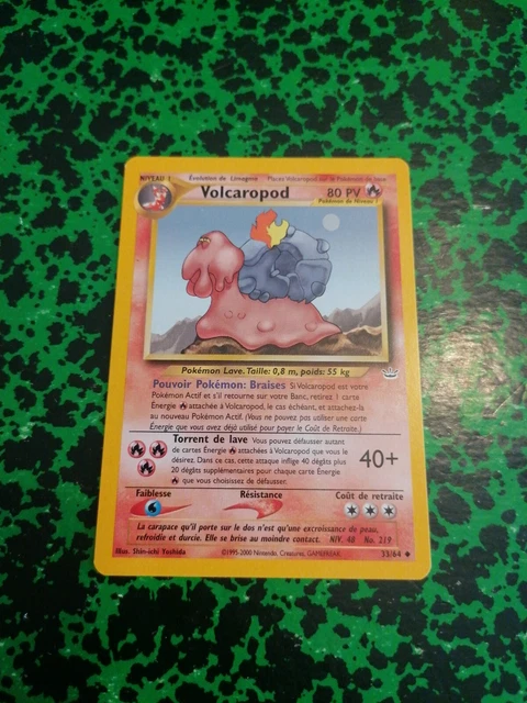 CARTE POKEMON VERSION FR TBE volcaropod 80 pv 33 64 EUR 13,00 - PicClick FR