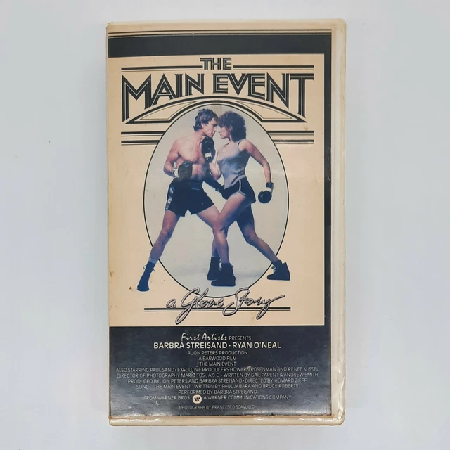 VINTAGE 1979 VHS The Main Event Barbra Streisand Ryan O'Neal $5.99 ...