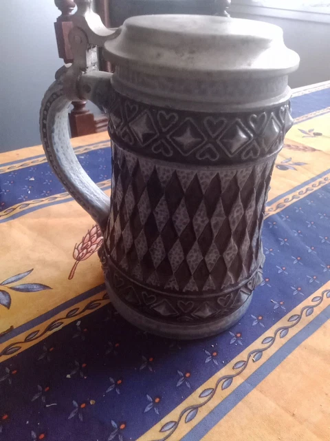 ANCIENNE CHOPE À bière allemande Numérotée ( Voir Photos) EUR 20,00 ...
