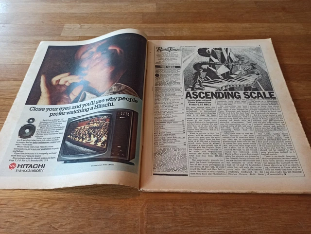 RADIO TIMES MAGAZINE # 1981 September 12-18 The World About Us cover ...