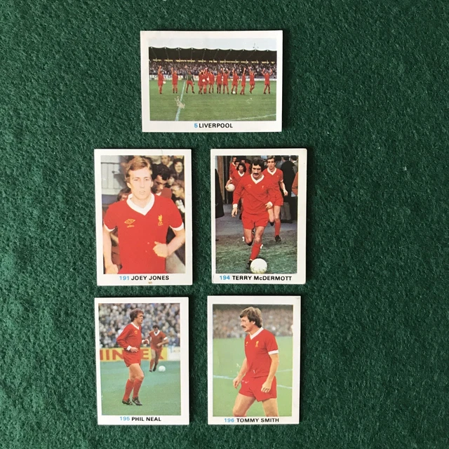 LIVERPOOL COLLECTABLE FKS Soccer Stars 1977 / 78 Football stickers £2. ...