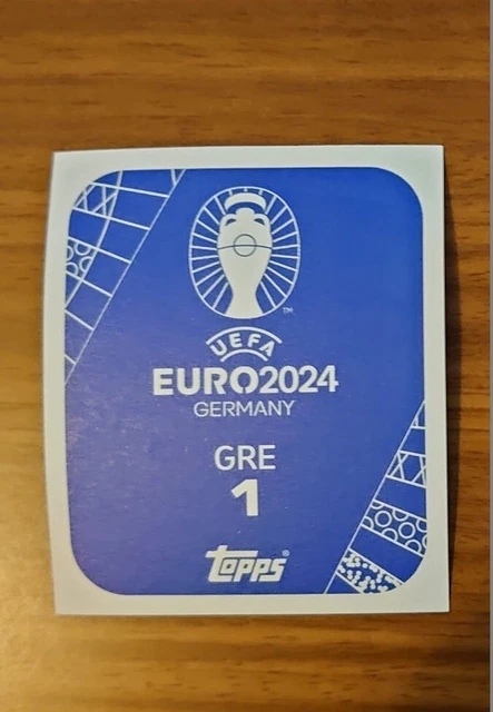 TOPPS UEFA EURO 2024 sticker SHINY PURPLE Sticker Griechenland GRE 1 ...