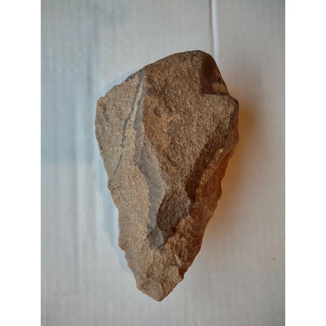 ANCIENT NEOLITHIC STONE Axe Hand Axe Prehistoric Tool Stone Age Museum ...