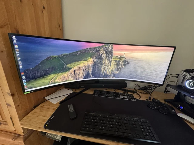 SAMSUNG ODYSSEY G9 49" Dual QHD Curved Ultrawide Monitor 240hz £50.50 ...