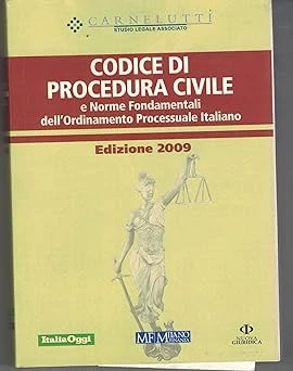 CODICE DI PROCEDURA civile e norme fondamentali dell'ordinamento proce ...