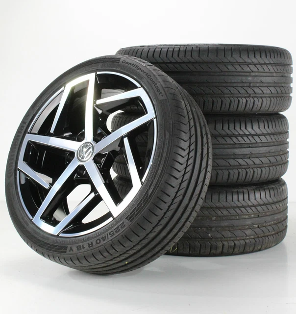 VW GOLF 8 & R-Line GTE Gti GTD Summer Wheels 18 Inch Dallas Rims ...