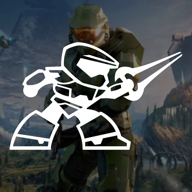 HALO MASTER CHIEF Cartoon Logo Vinyl Decal Sticker £4.73 - PicClick UK