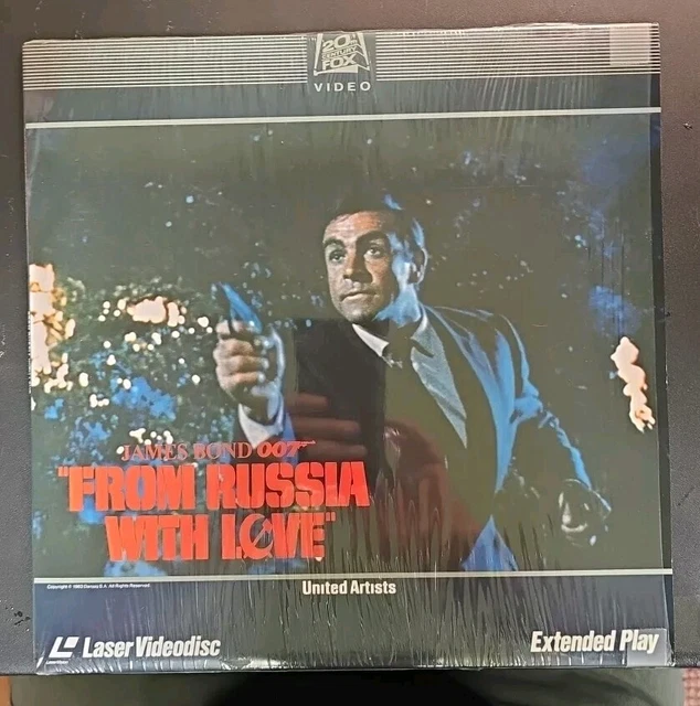 FROM RUSSIA WITH Love Laserdisc LD EX/NM 20th Century Fox Bond 007 Sean ...
