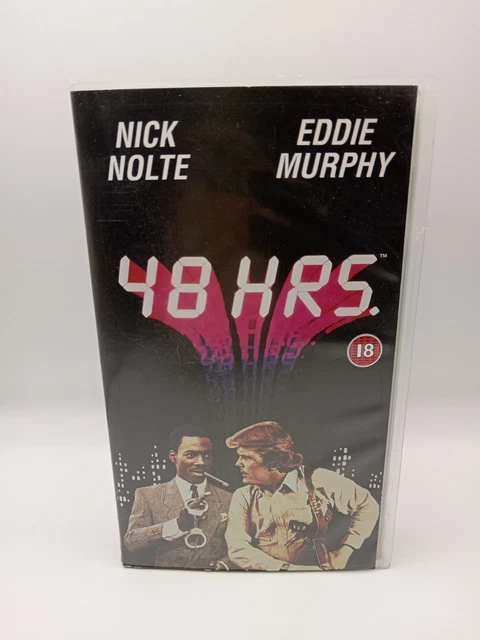 48 HRS VHS 1983 Eddie Murphy Nick Nolte Retro Vintage Comedy Video Tape ...