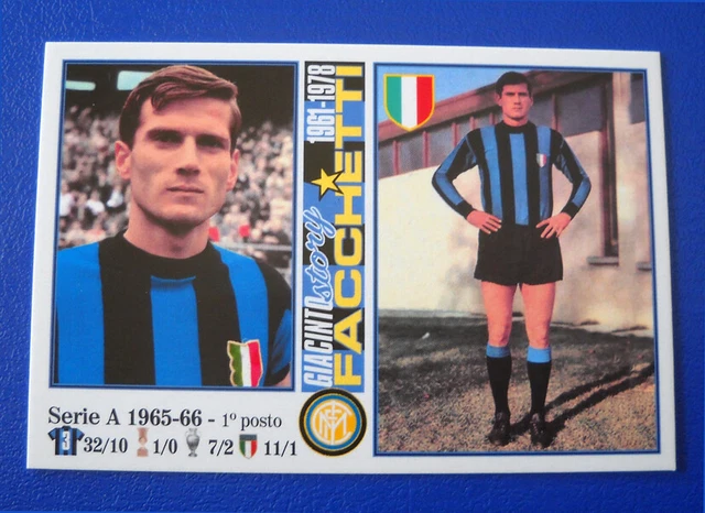 FIGURINA GIACINTO FACCHETTI Story 1961/1978 - Inter 1965-66 EUR 2,50 ...