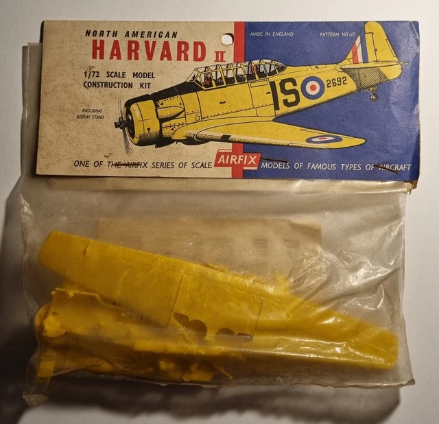 AIRFIX BAGGED VINTAGE Model Kit 1959 Harvard Aircraft 1/72 Unopened £18 ...