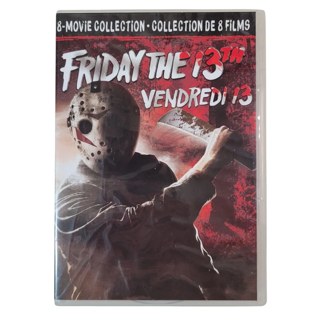 FRIDAY THE 13TH 8-Movie Collection DVD Horror Slasher Jason Voorhees £ ...