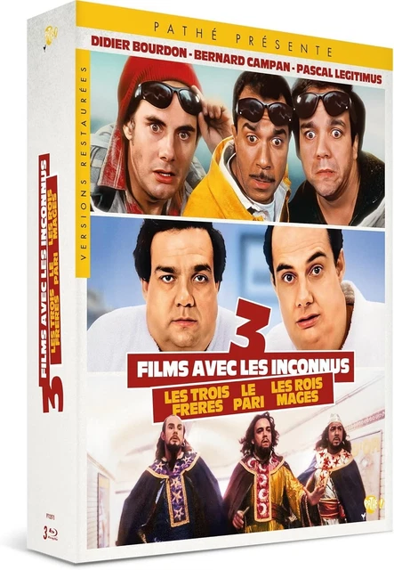 COFFRET LES INCONNUS : Les Trois frères, Le Pari, Les Rois mages Blu ...