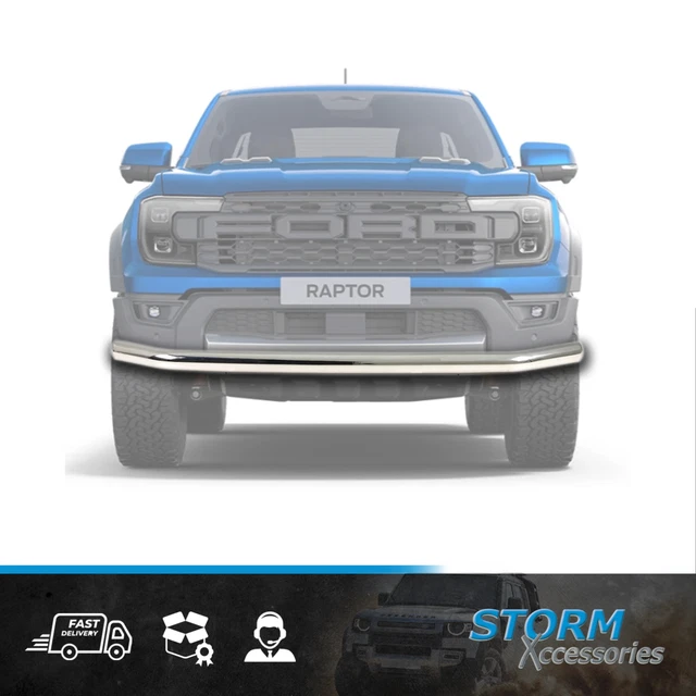 FOR FORD RANGER Raptor 2023 On Single Deck Stainless Steel Front ...