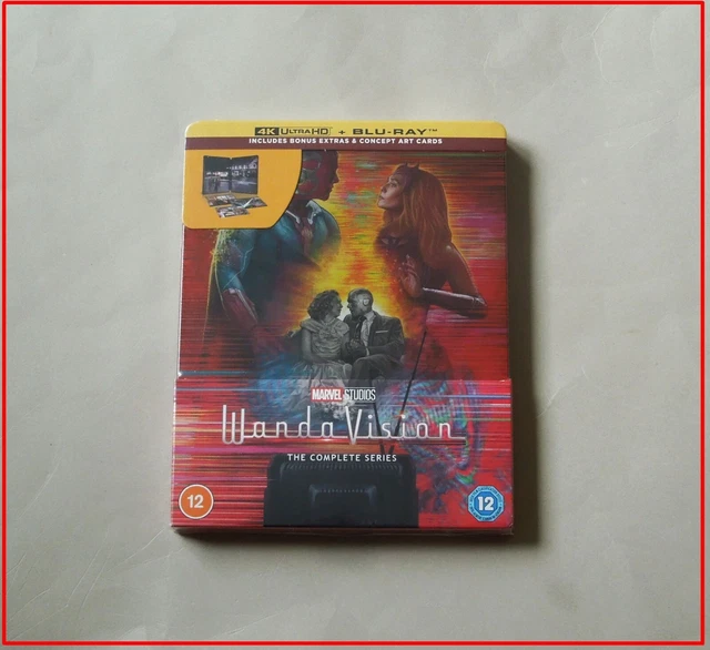 WANDAVISION THE COMPLETE Series - Uk 4K Ultra Hd + Blu-Ray Steelbook ...