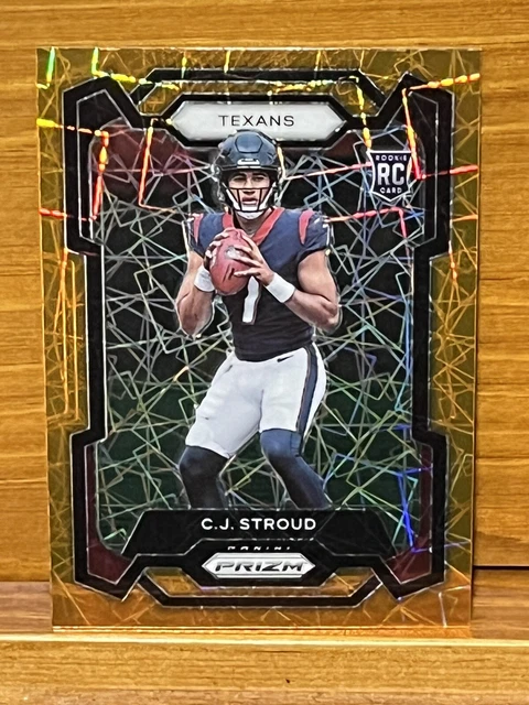 2023 PANINI PRIZM CJ Stroud Orange Lazer RC Rookie #339 Houston Texans ROY EUR 42,94 - PicClick IT