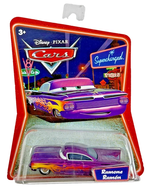 DISNEY PIXAR CARS Supercharged Ramone Purple With Fire Logo - New ...