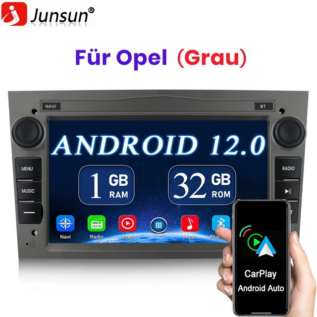 CARPLAY ANDROID 12.0 Autoradio Opel Corsa C/D Astra H Vectra Safira ...