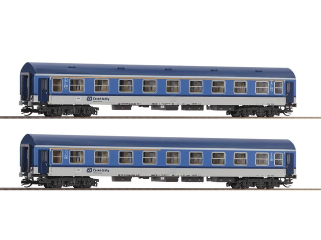 ROCO CD A/AB 1st/2nd Class Coach Set (2) VI RC6280019 TT Gauge £112.95 ...