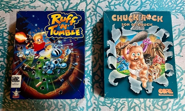 JEUX AMIGA RUFF n tumble Chuck Rock 2 EUR 129,00 - PicClick FR
