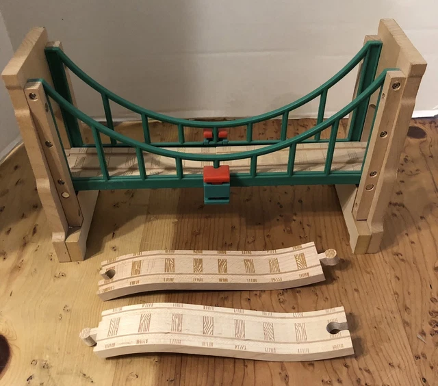 THOMAS & FRIENDS Wooden Railway-Sodor Collapsing Suspension Bridge w ...