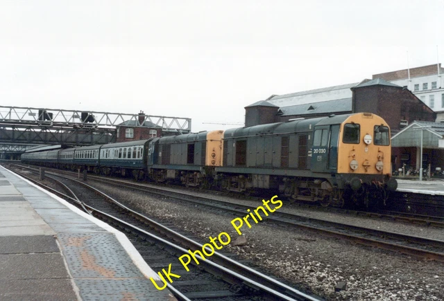 RAILWAY PHOTO 6X4 Class 20 20030 and 042 Passenger Train Nottingham ...