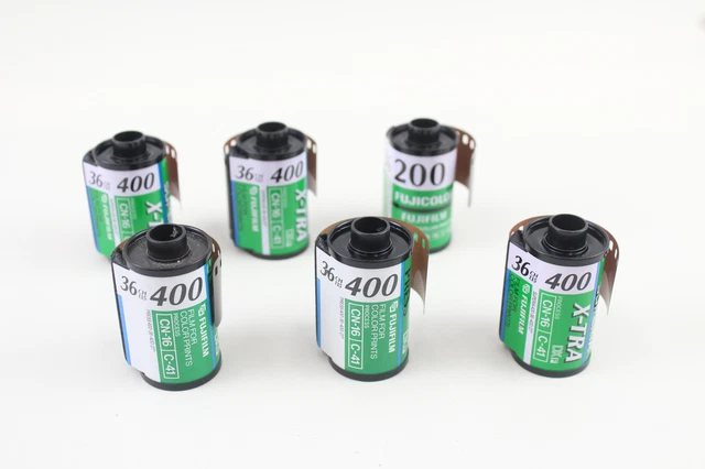 FUJIFILM 35MM EXPIRED Film Camera Rolls inc Superia X-TRA & Fujicolor ...