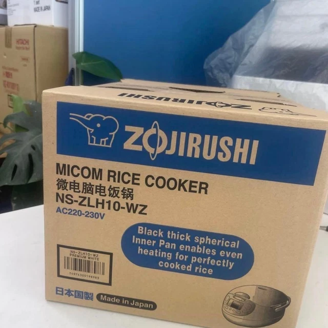 ZOJIRUSHI 220-230V RICE Cooker NS-ZLH10-WZ White 1L ‎680 W New From ...