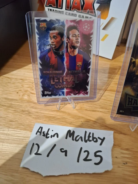 LETHAL COMBO RONALDINHO Neyamr Jr Match Attax 2025/2026 £312.68 ...