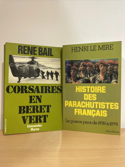 PARA / COMMANDOS - Lot 2 Livres / Soldats - Guerre / Parachutiste EUR ...