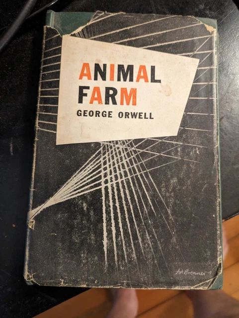 ANIMAL FARM BY George Orwell 1946 First Edition Book Hardcover Dust ...