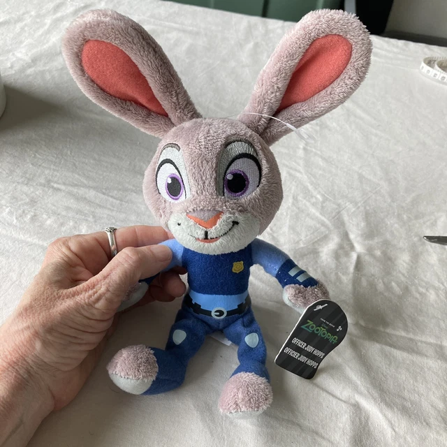 DISNEY ZOOTOPIA OFFICER Judy Hopps 10" Plush Doll VGUC Rabbit Police £9 ...