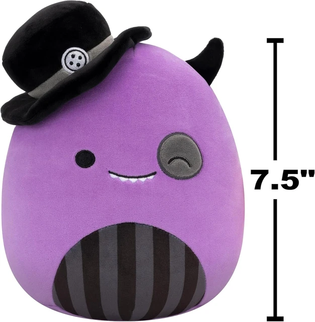 SQUISHMALLOWS ORIGINAL 7.5 Inch Halloween Earworm the Winking Purple ...