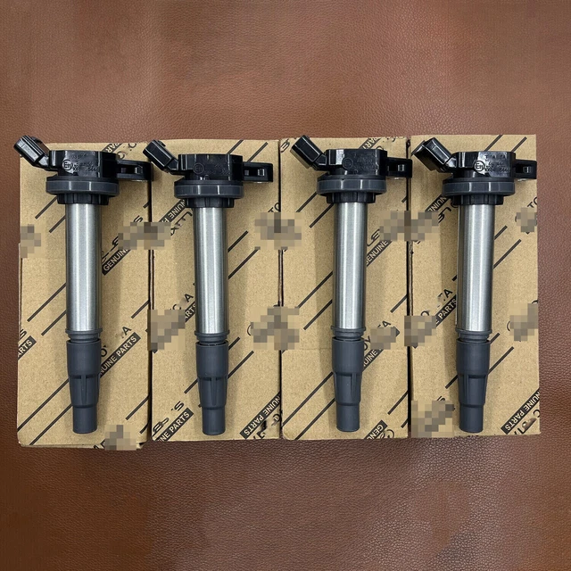 4 IGNITION COIL 90919-02258 673-1310 For TOYOTA Corolla Prius 2009 1.8L ...